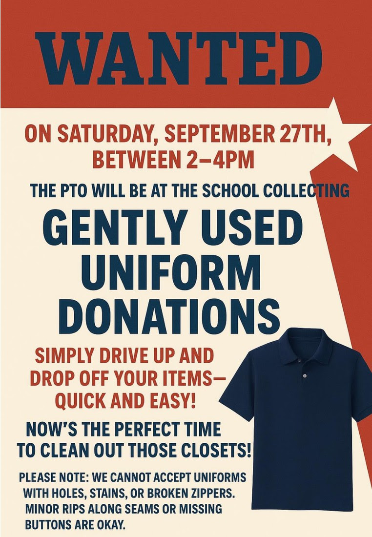 Used Uniform Donation Drop-off Event – Ben Franklin Academy